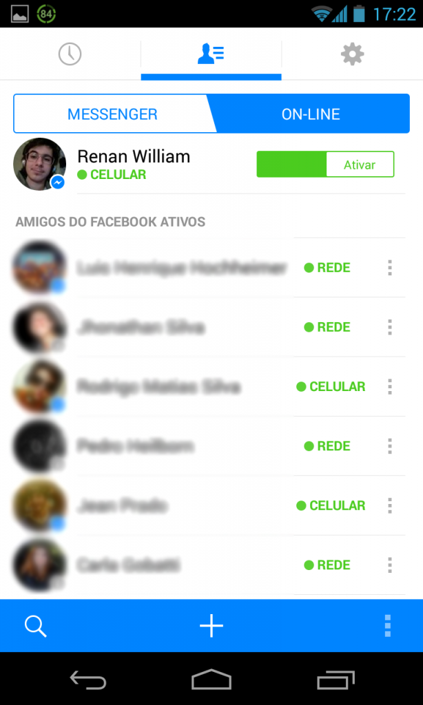 Faça o download da nova versão do aplicativo Messenger, do Facebook