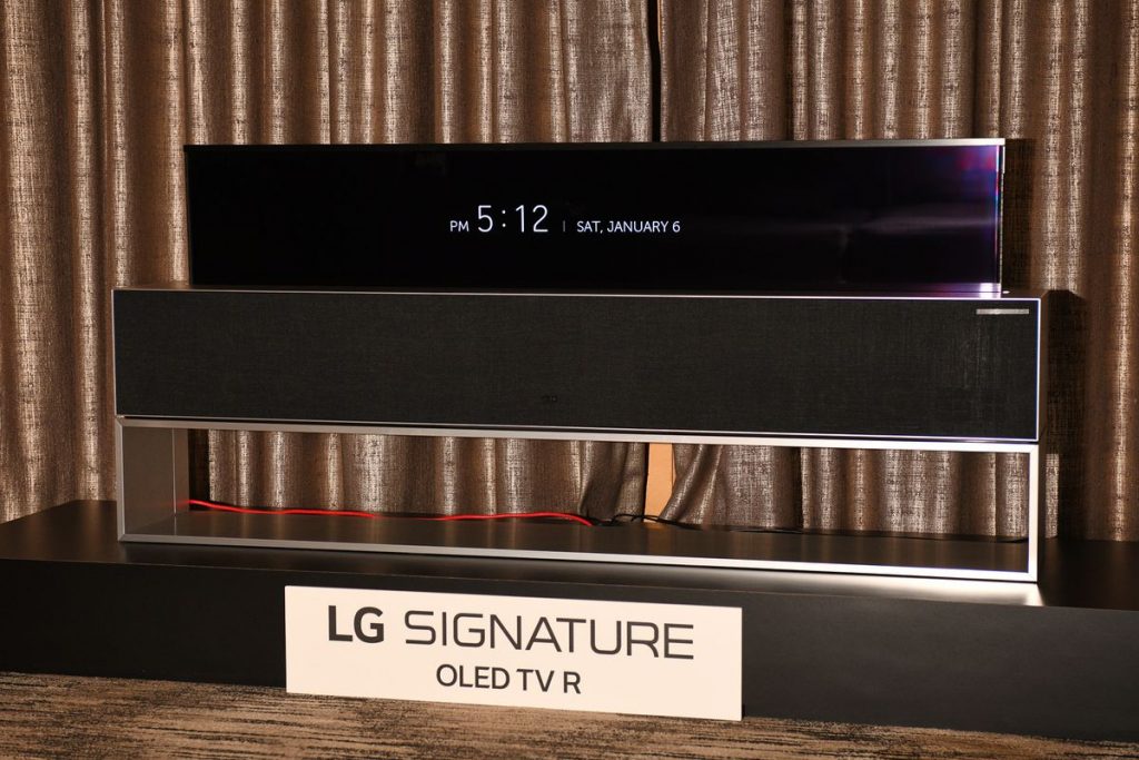 LG lança LG Signature OLED TV R primeira TV enrolável | Tekimobile