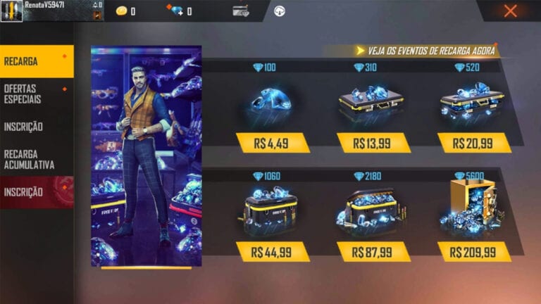 Gerador de contas FF: como gerar contas de Free Fire gemadas