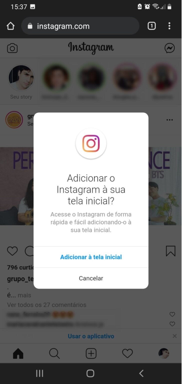 Como entrar no Instagram usando PC ou Smartphones