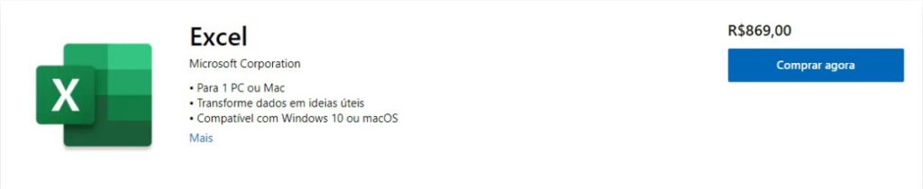 Excel online a ferramenta gratuita da Microsoft