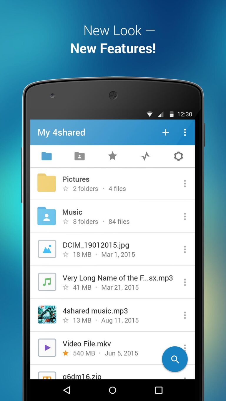 4shared download grátis para Android