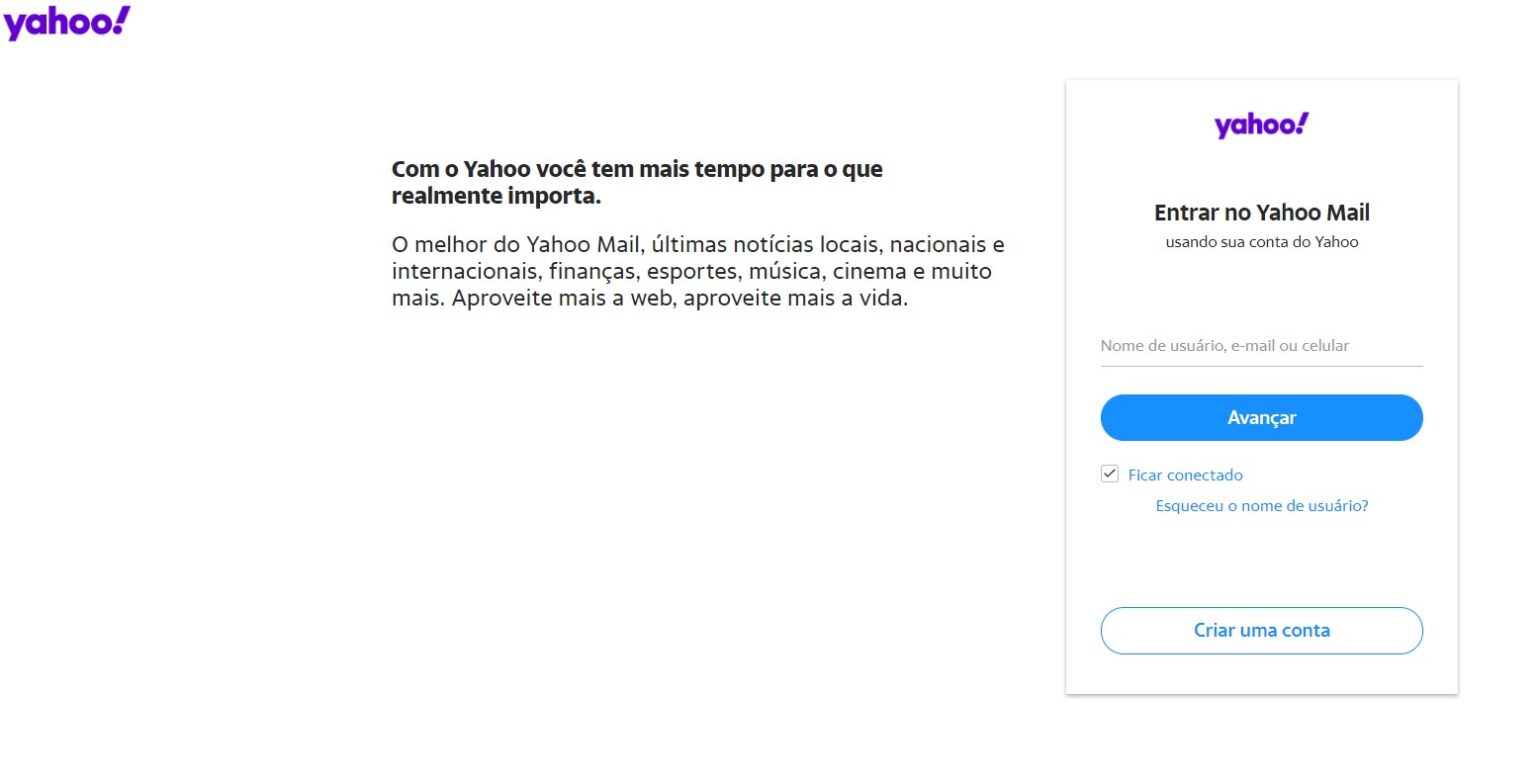 Como entrar no Yahoo mail e se cadastrar