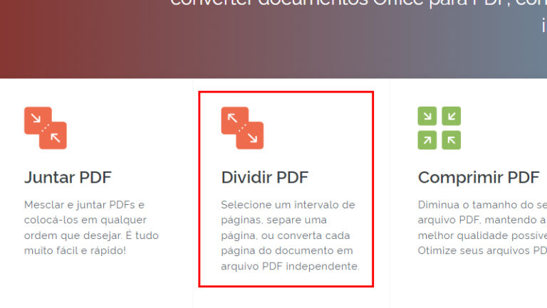 Como reduzir PDF com o IlovePDF passo a passo
