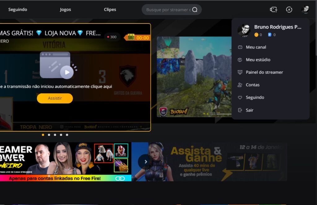 Booyah! conheça e saiba como usar streaming de jogos Garena