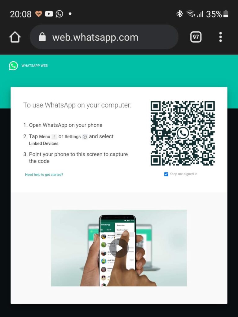 Como usar o WhatsApp Web pelo celular [em dois ao mesmo tempo]