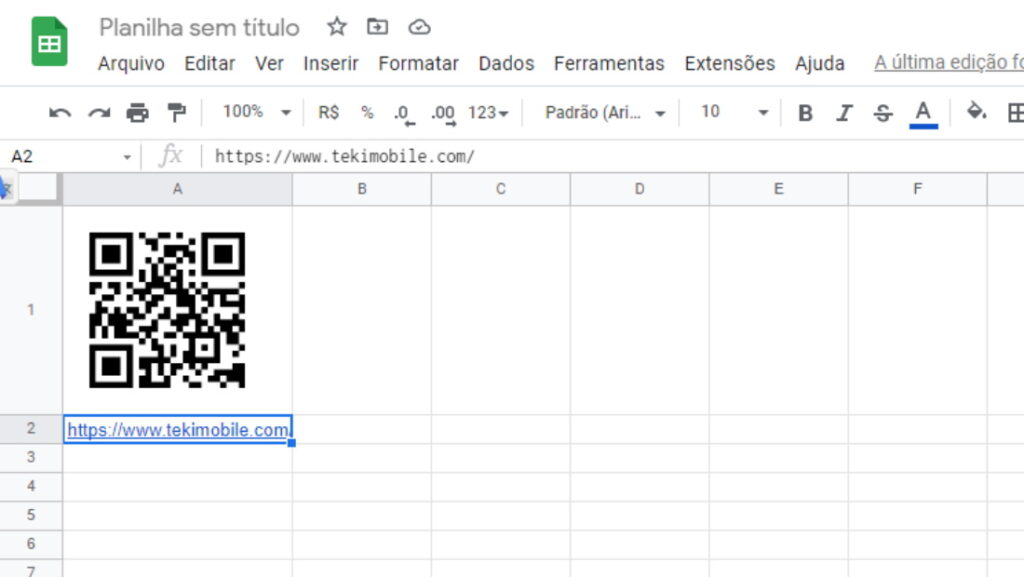 Como fazer um QR Code no Google Planilhas pelo PC e celular