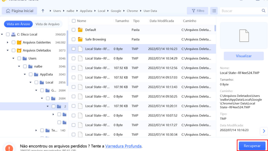 Como recuperar arquivos excluídos permanentemente