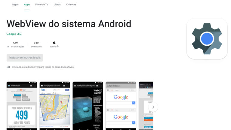 Android System Webview: o que é e para que serve no celular