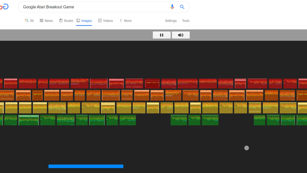 Como jogar atari breakout no google imagens facilmente