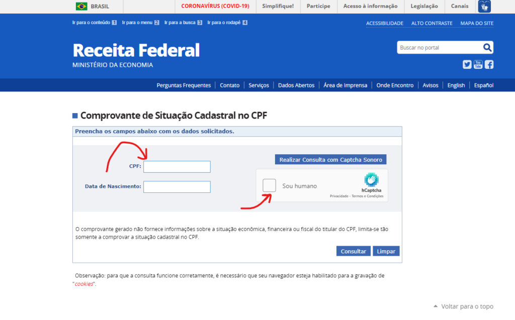 Gerenciador De Cpf E Data De Nascimento - RETOEDU