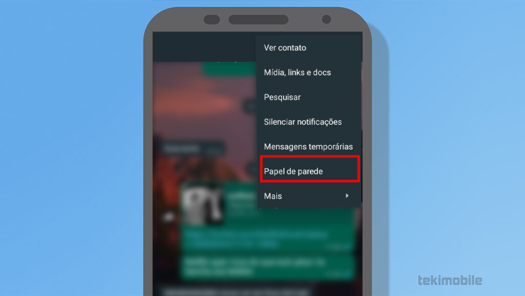 Como colocar foto no fundo no WhatsApp [papel de parede]