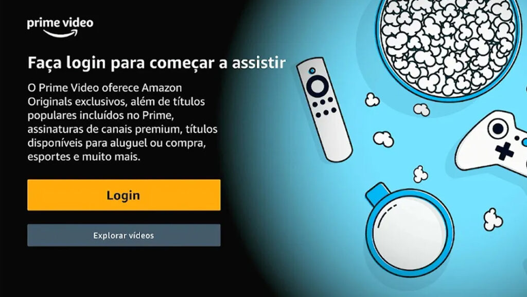Como fazer login prime video na TV [Samsung e outras]